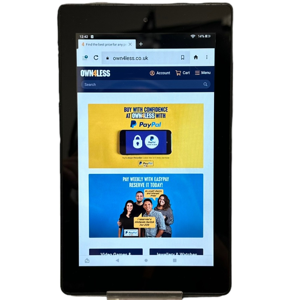 Amazon Fire Tab 7 9th Gen (Black, 16GB) - Own4Less